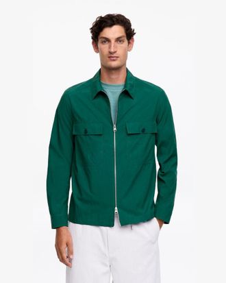 Arket Overshirt Aus Lyocell-Mischung -Gr&uuml;n