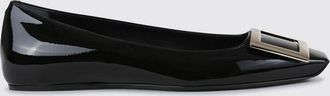 Roger Vivier Trompette Ballerinas aus Lackleder mit Logoplakette