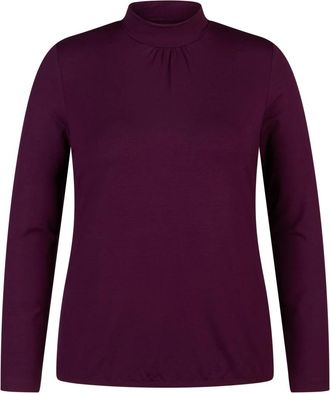 Rabe Femme, Pulls, Violet, Taille: 52 FR Col roul&eacute;s