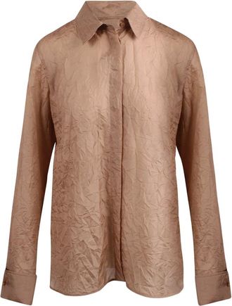 Max Mara Damen, Blusen & Hemden, Beige, XLGr&ouml;&szlig;e