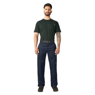 Dickies Loose Fit Double Knee Work Pants. Dark Navy, 30 30