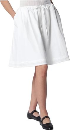 Dunst Femme, Jupes, Blanc, Taille: 42 FR Laced Midi Full Skirt