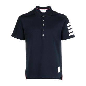 Thom Browne 4-Bar Stripe Polo Shirt