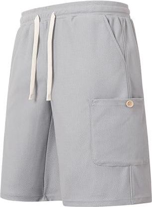 Generic Boxer noir pour homme - L&eacute;ger - Pour le travail et la randonn&eacute;e - Pour l&eacute;t&eacute; - D&eacute;contract&eacute; - Coupe droite - Avec poches - Pantalon cargo - Pantalon de 
