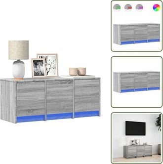 vidaXL Vidaxl - TV-Schrank led Grau Sonoma 97x34x40 cm Holzwerkstoff - TV-Schrank - TV-Schr&auml;nke - TV-St&auml;nder - TV-Sideboard