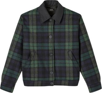 A.P.C. Blouson Anna - - Jackets - Damen - Blau - M