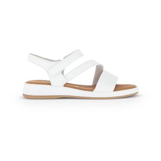 Gabor Wei&szlig;e Ledersandalen - - Shoes - Damen - Wei&szlig; - 37 EU
