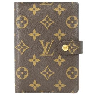 Louis Vuitton Bureau &agrave; domicile Pre-owned en toile - Femme - Pre-owned - Brun - Taille: ONE Size