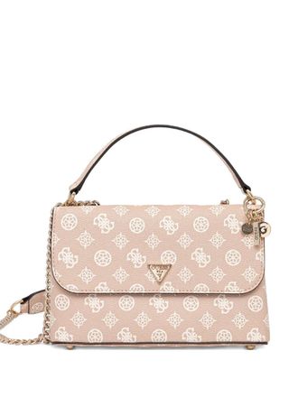 Guess Co Daryna Schultertasche mit Kettenriemen - Nude
