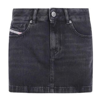 Diesel Denim Minirock - - Skirts - Damen - Schwarzk - W27