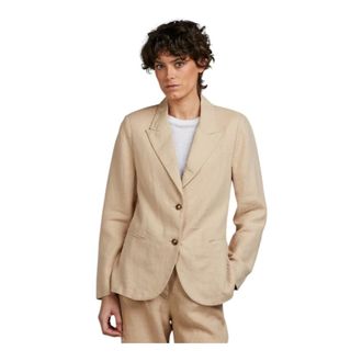 Stenstr&ouml;ms Blazer Linnea - Femme - Vestes - Beige - Taille: 38 FR