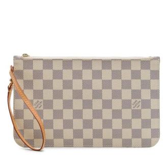 Louis Vuitton Pre-owned Neverfull Pouch - Femme - Pre-owned - Beige - Taille: ONE Size