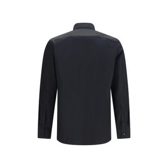 Givenchy Mens Black Cotton Dress Shirt