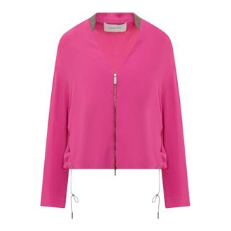 Fabiana Filippi Femme, Vestes, Rose, Taille: 34 FR Veste L&eacute;g&egrave;re