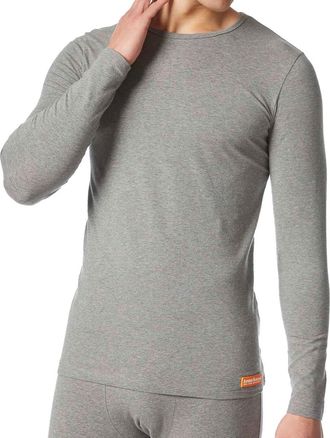 Bruno Banani WARM UP - Unterhemd/Shirt Langarm (XL Grau Melange)