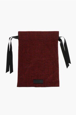Dsquared2 Buffalo Checked Dust Bag with Logoed Detail size Unica