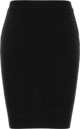 Balmain Noir Gonne Skirt