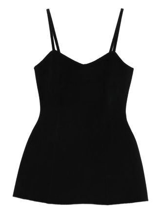 R&oacute;he haut bustier &agrave; design superpos&eacute; - Noir