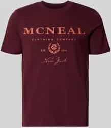 Mc Neal T-Shirt mit Label-Print und Rundhalsausschnitt