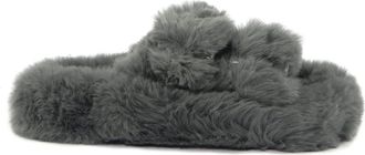 Colors Of California Fur Slipper - - Shoes - Damen - Grau - 36 EU