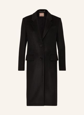 HUGO BOSS Wollmantel Catara schwarz