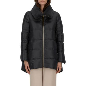 Herno A-Shape Daunenjacke - - Jackets - Damen - Schwarzk - S