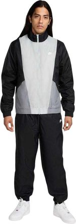 Nike Trainingsanzug f&uuml;r Herren, gewebter Stoff (Schwarz/Grau/Wei&szlig;)