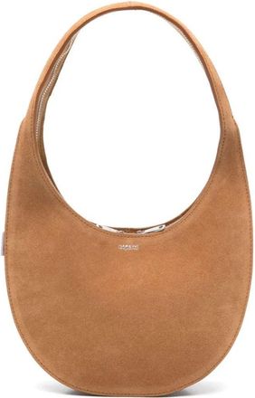Coperni Crossbody Bags - Crescent-Shaped Suede Handbag - Gr. unisize - in Braun - f&uuml;r Damen