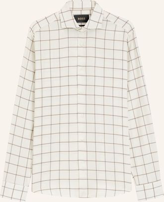 HUGO BOSS Hemd L-Josh-Spreadw-C-252 Regular Fit beige