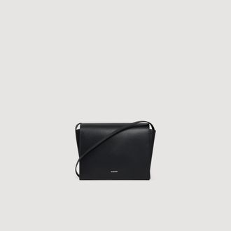 Sandro Kleine Tasche aus Leder mit Logo