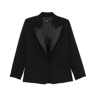 Federica Tosi Blazer mit steigendem Revers - - Jackets - Damen - Schwarzk - M