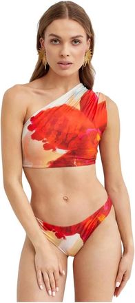 Lenny Niemeyer Femme, Maillots de bain, Multicolore, Taille: 38 FR Flora One Shoulder Bikini Top