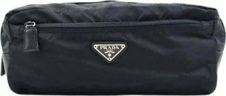 Prada unisex, Pre-owned, Noir, Taille: ONE Size Sac Banane en Nylon Pre-owned