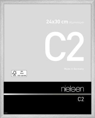Nielsen Design Aluminium Bilderrahmen C2, 24x30 cm, Reflex Silber
