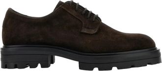 Hogan Refined Lace-Up Shoes In Distinctive Palissandro T - Gr. 6 - in Schwarz