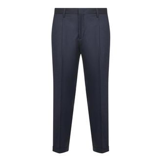 D4.0 Suit Hosen - - Trousers - Herren - Blau - L