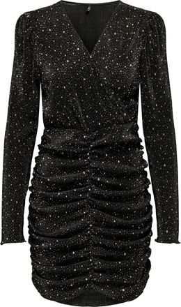 Only ONLNELLY L/S Shine WRAP Dress CS JRS