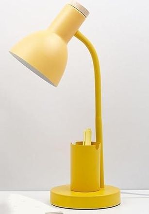 Generic Lampe De Bureau LED, Lampe De Bureau D&eacute;tude avec Porte-Stylo Et Porte-t&eacute;l&eacute;phone Portable, Lampe De Lecture De Bureau pour L&eacute;tude Et La Chambre, Adapt&eacute;