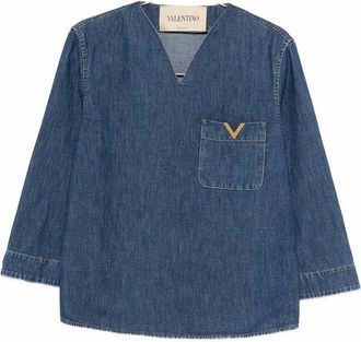 Valentino Garavani Veste Casual - Bleu