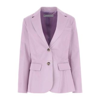 J.W.Anderson Lilafarbenes Stretch-Baumwollblazer - - Jackets - Damen - Lila - 2XS