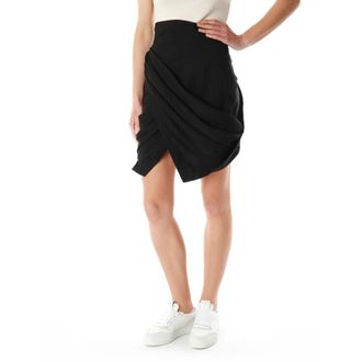 Kenzo Wickelrock High Waist A-Linie - - Skirts - Damen - Schwarzk - M