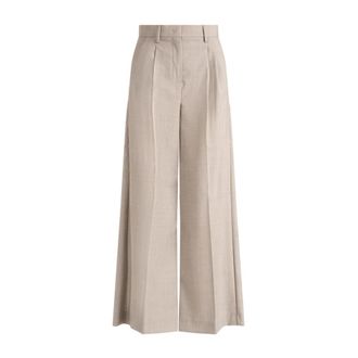Max Mara Wkdovvio Weite Hose - - Trousers - Damen - Beige - XS