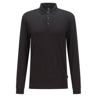 BOSS Herren Pado 30 Regular-Fit Poloshirt aus Interlock-Baumwolle Schwarz001 XXXL