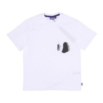 Octopus Wei&szlig;es Pocket Tee Herren T-Shirt - - Tops - Herren - Wei&szlig; - L
