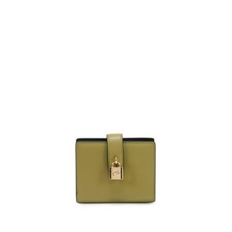 Karl Lagerfeld Porte-monnaie uni en cuir