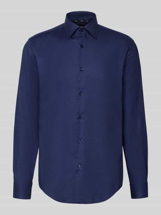 HUGO BOSS Regular Fit Businesshemd aus Baumwoll-Mix Modell JOE