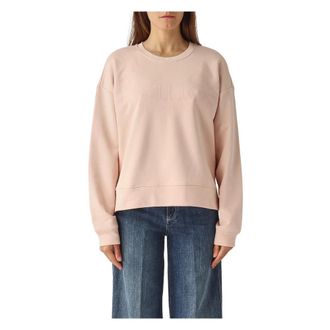 Twinset Femme, Sweatshirts et sweats &agrave; capuche, Rose, Taille: 40 FR SweaT-shirt en coton