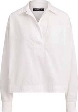 Ralph Lauren Chemise large &agrave; col tailleur en coton