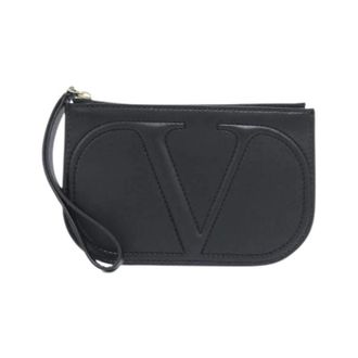 Valentino Sac bandouli&egrave;re en cuir Pre-owned - Homme - Pre-owned - Noir - Taille: ONE Size
