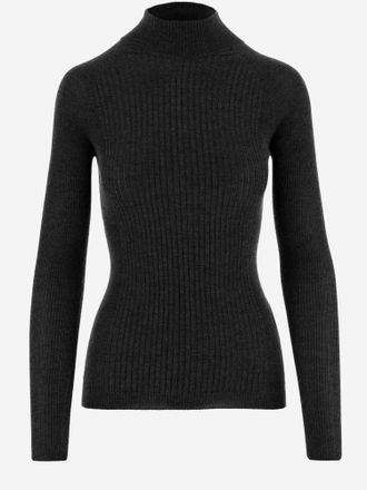 SA SU PHI Womens Sweater Cashmere And Silk Black